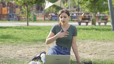 Woman With Lung Problem Is Experiencing Shortness Of Breath 32966232