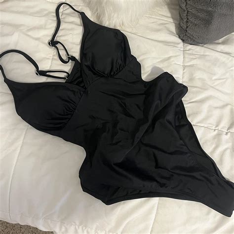 Black One Piece Swimsuit 👙🫧 New With Tags Never Worn Depop