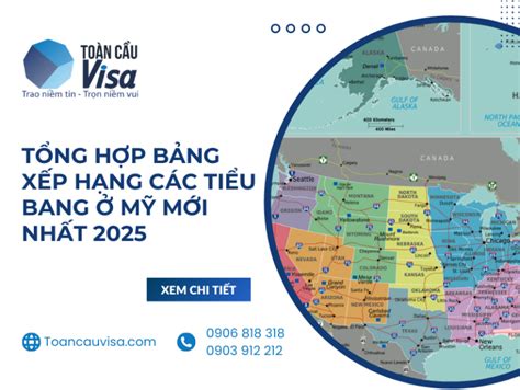 Tổng Hợp Bảng Xếp Hạng Các Tiểu Bang Của Mỹ Mới Nhất 2026 Chuyên Bảo