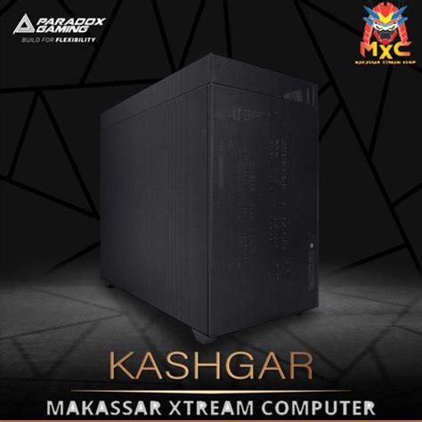 Jual Cassing Pc Gaming Paradox Gaming Kashgar M Atx 1x Rgb Fan Mesh