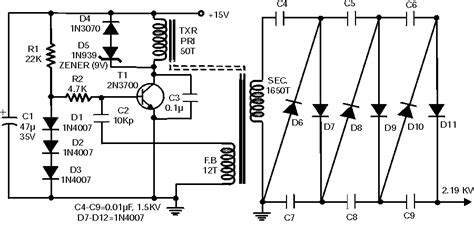 High Voltage Pulse Generator Circuit Diagram