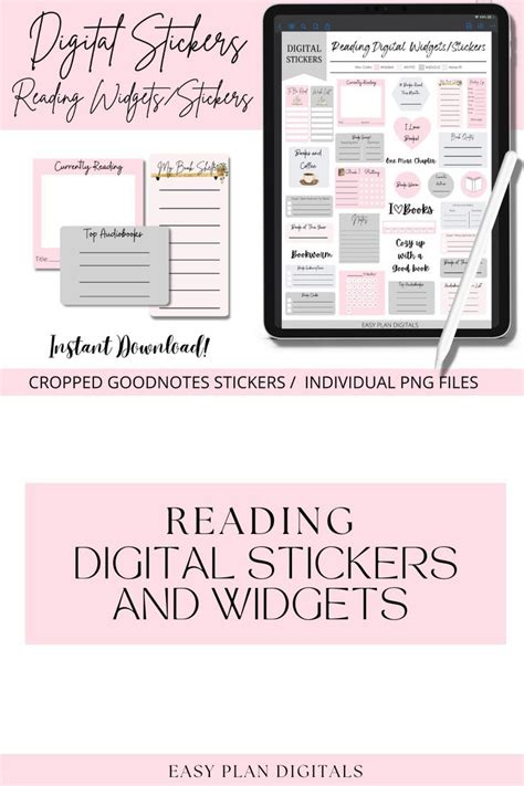 Reading Digital Stickers Digital Stickers Stickers Widgets Instant