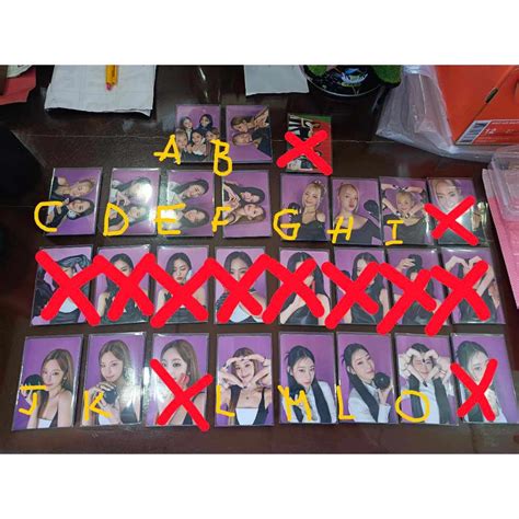 Itzy Ringo Album Photocards Shopee Philippines