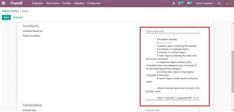 How To Configure Salary Structure In Odoo 13