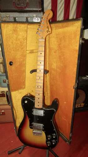 1973 Fender Telecaster Deluxe Sunburst Guitars Electric Solid Body