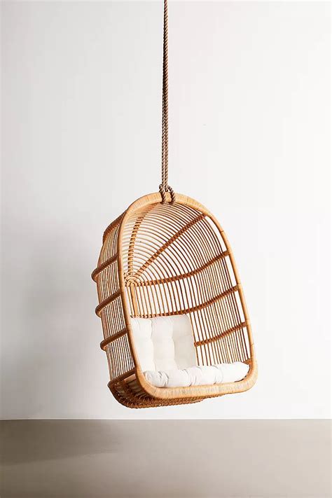 Kelsey Rattan Hanging Chair Urban Outfitters Uk