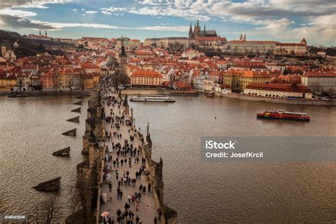 Pargue Wiew Of The Lesser Bridge Tower Of Charles Bridge Karluv Most