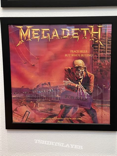 Megadeth Peace Sells But Whos Buying Original Promotional Poster