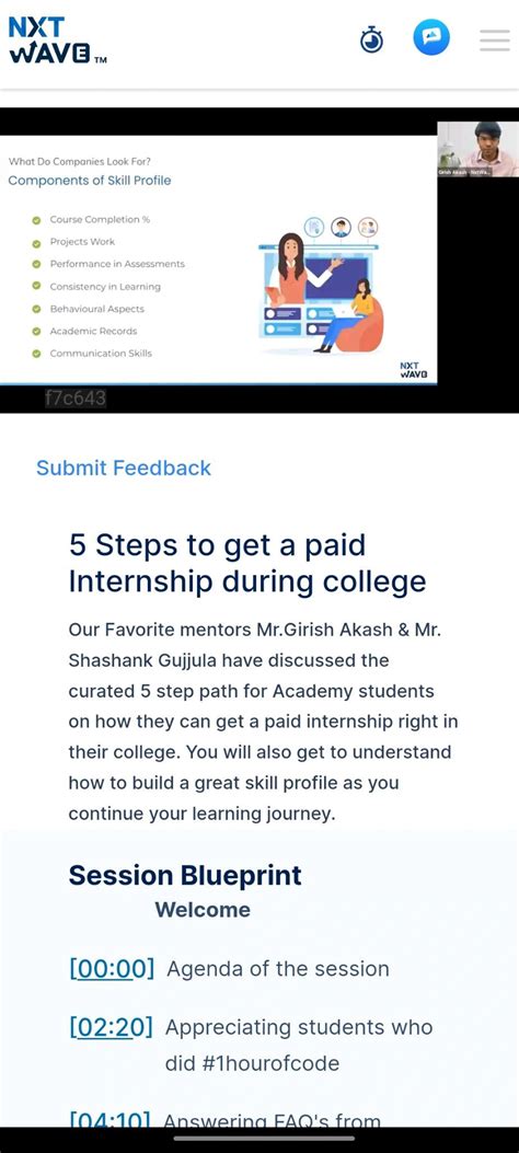 𝐆𝐚𝐧𝐞𝐬𝐡 𝐊𝐚𝐫𝐢𝐧𝐠𝐮 On Linkedin 1hourofcode 1hourofcode Internshipsuccess Careerpathway