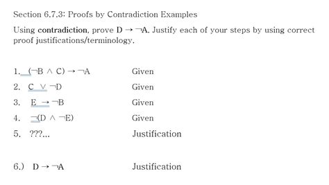 Proof By Contradiction Math