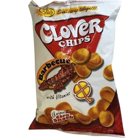 Leslies Clover Chips Barbecue 7 Oz Sukli Filipino Grocery