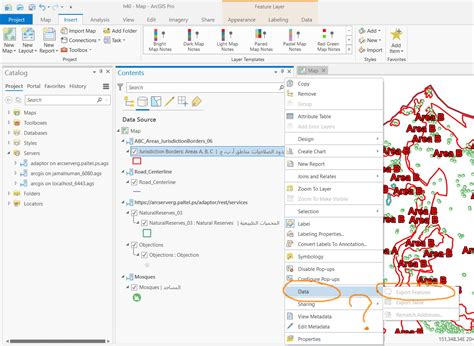 Arcpro 242 Exporting Data Tool From Map Service Geonet The