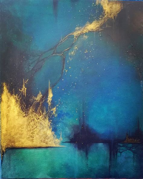 Fire Storm Rainy Romantic Gold Leaf Serene Stormy Eerie