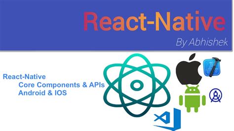 React Native Core Components And Apis Youtube