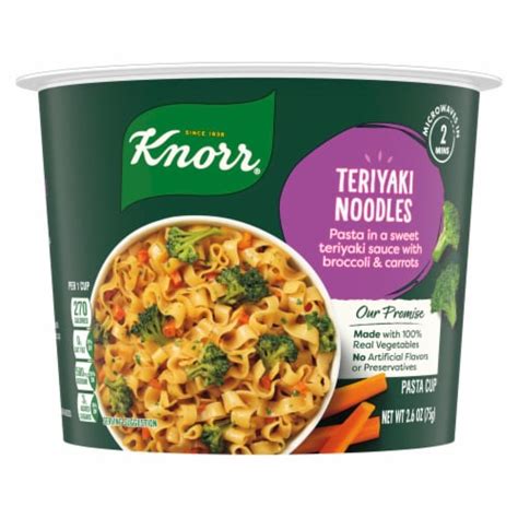 Knorr Pasta Cup Teriyaki Noodles 26 Oz Kroger