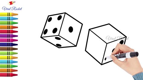 Dice Drawings