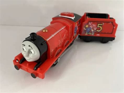 Talking James Interactive Trackmaster Motorized Battery Train Thomas And Friends £12 99 Picclick Uk