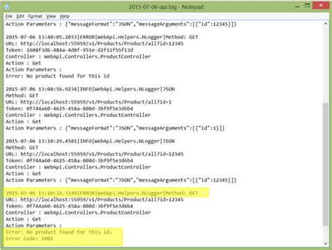 Restful Day 6 Request Logging And Exception Handinglogging In Web
