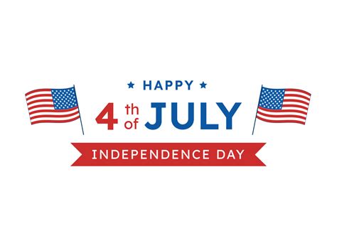 Happy Independence Day Of The Usa On July 4th Design Of Greeting Cards