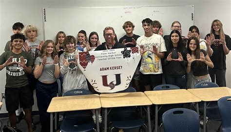 Palm Congratulations Mr Kersey You Are The 2025 26 Phuhs Teacher Of