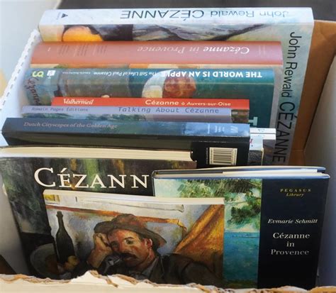 Lot Collection Of Picasso And Cezanne Reference Books
