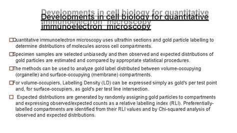 Immunoelectron Microscopy Electron Microscopy Electron Microscopy Em Is