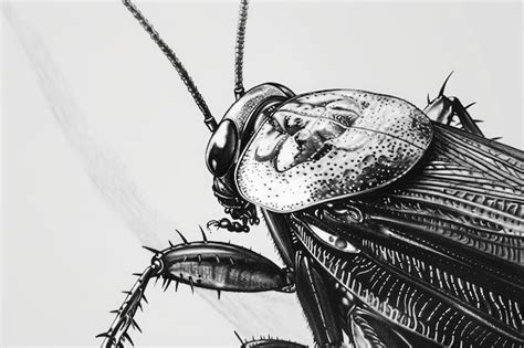 A Closeup Image Of A Bug With Distinctive Spiky Protrusions On Its Head