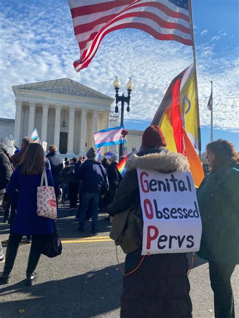 In Photos Us V Skrmetti Protest At The Supreme Court In Support Of