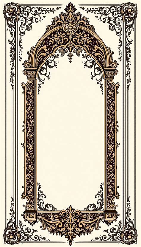 Free Ornate Victorian Frame Image Victorian Ornate Architectural
