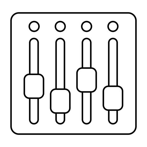 A Unique Design Icon Of Volume Equalizer 13003546 Vector Art At Vecteezy