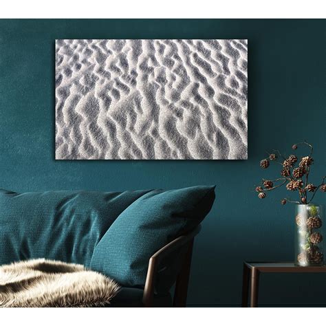 White Desert Sand Canvas Print Wall Art