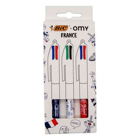 Collaboration Bic X Omy 3 Collections De Stylos Bic 4 Couleurs Bic