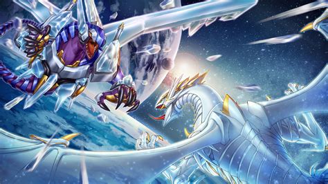 Wallpaper Anime Trading Card Games Yu Gi Oh Yu Gi Oh Arc V Crystal Wing Synchro Dragon