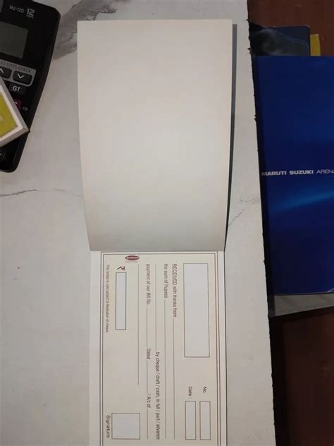 Receipt Book Printing A4 At ₹ 38piece In Pune Id 2856637395891