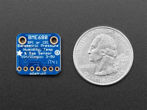 Adafruit BME Temperature Humidity Pressure And Gas Sensor Melopero Electronics