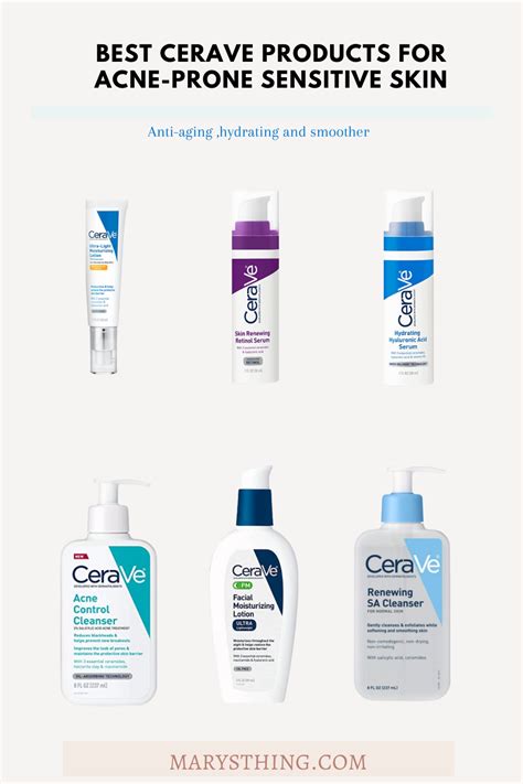 The Best Cerave Products For Acne Prone And Sensitive Skin Artofit