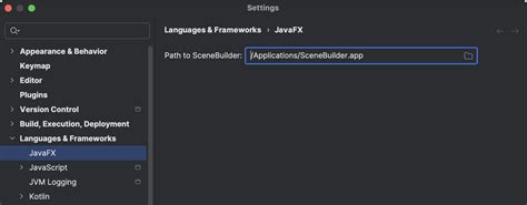 配置 Javafx Scene Builder Intellij Idea 文档