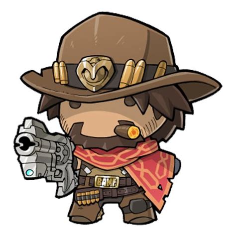 Chibi Overwatch Mccree Overwatch Overwatch Memes