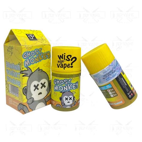Jual Ghost Monkey Banana Yogurt Sundae 60ml Liquid Vape By