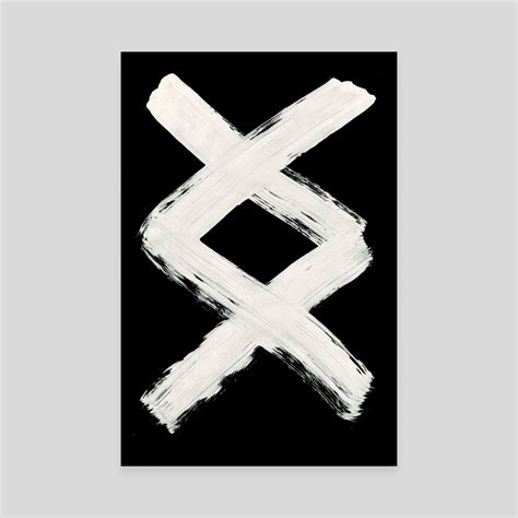 Anglo Saxon Futhorc Ing Inverted An Art Canvas By Wetdryvac Wdv Inprnt