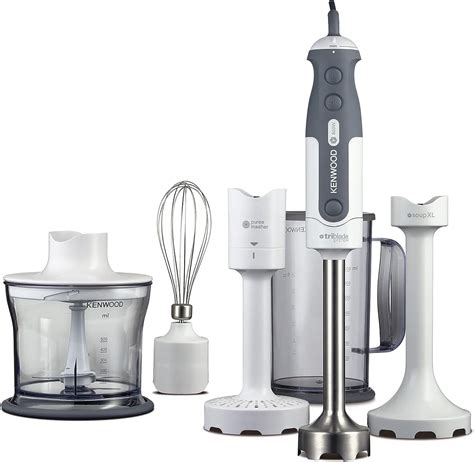 Kenwood Hand Blender Anti Splash Mixer Includes 5 Attachments 05l