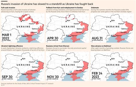 One Year Since Putin Invaded Ukraine There Were Maps On The Web