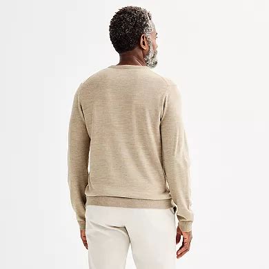 Mens Apt 9® Merino Pattern Crewneck Sweater