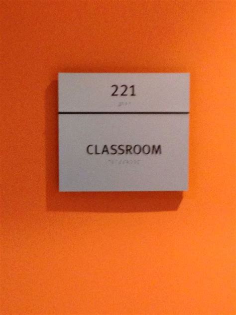21 Classroom Signage Design At Bgsu Olscamp Hall