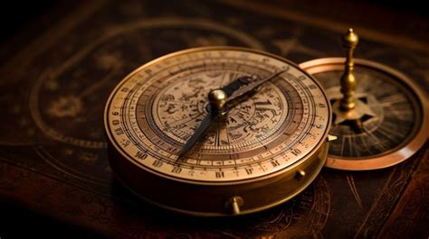An Image Of Ancient Timekeeping Devices Used To Measure The Passage Of