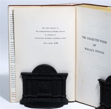 The Collected Poems Of Wallace Stevens Wallace Stevens First Edition