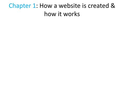 website without coding ppt