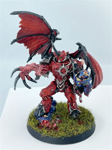 Argel Tal The Crimson Lord Commander Of The Serrated Sun Painted