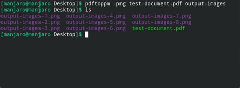 how to convert a pdf file to an image in linux with pdftoppm