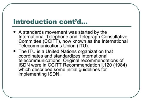 Integrated Services Digital Network Isdn Ppt Computer Networking